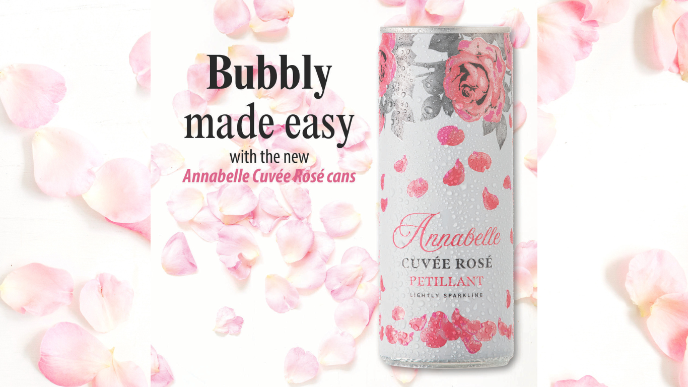 Win 1 of 5 cases of Annabelle Cuvée Rosé cans - Get it Bloemfontein