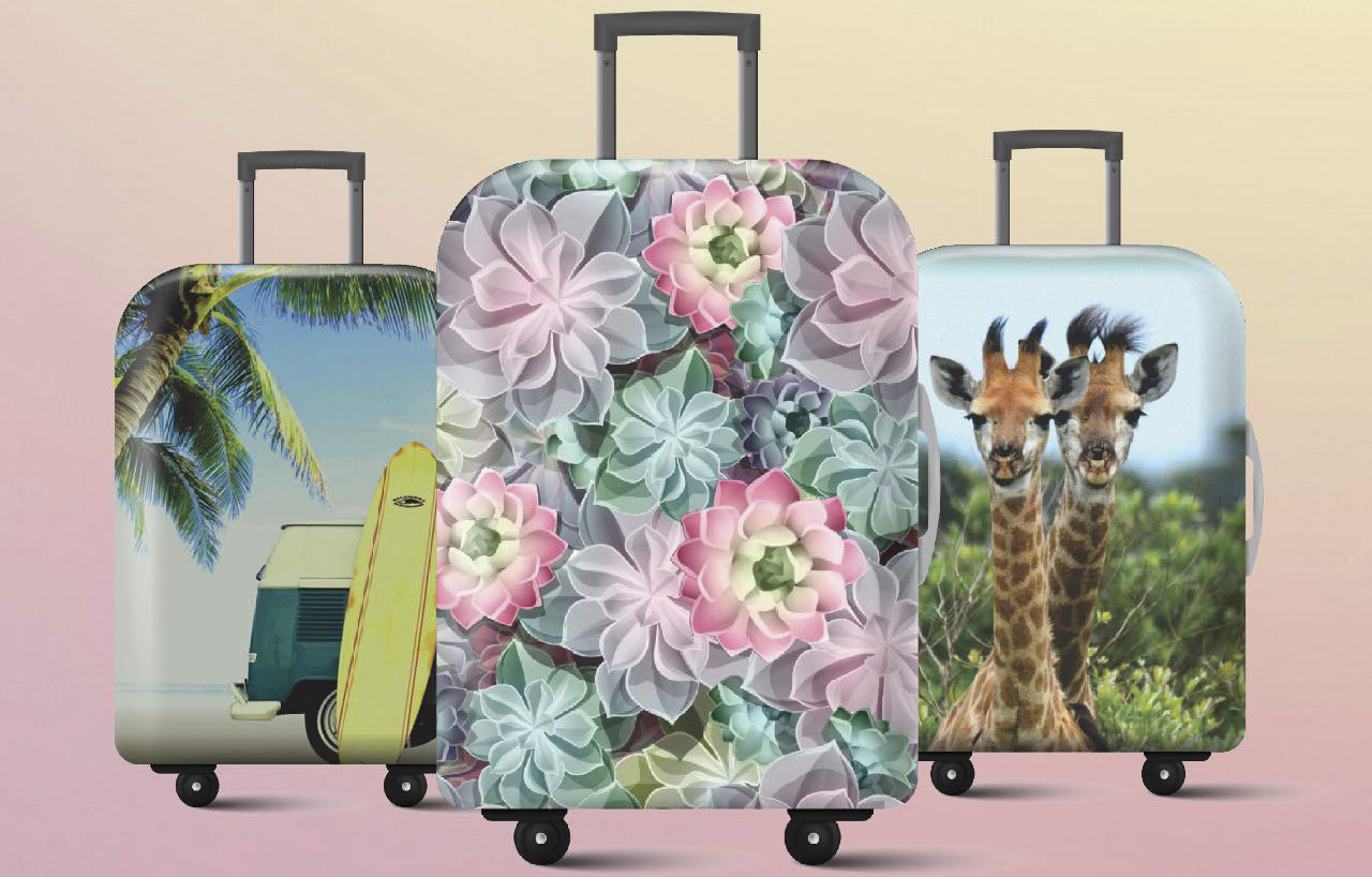 The snazziest suitcase covers ever. Case Closed! - Get it Highway & Berea