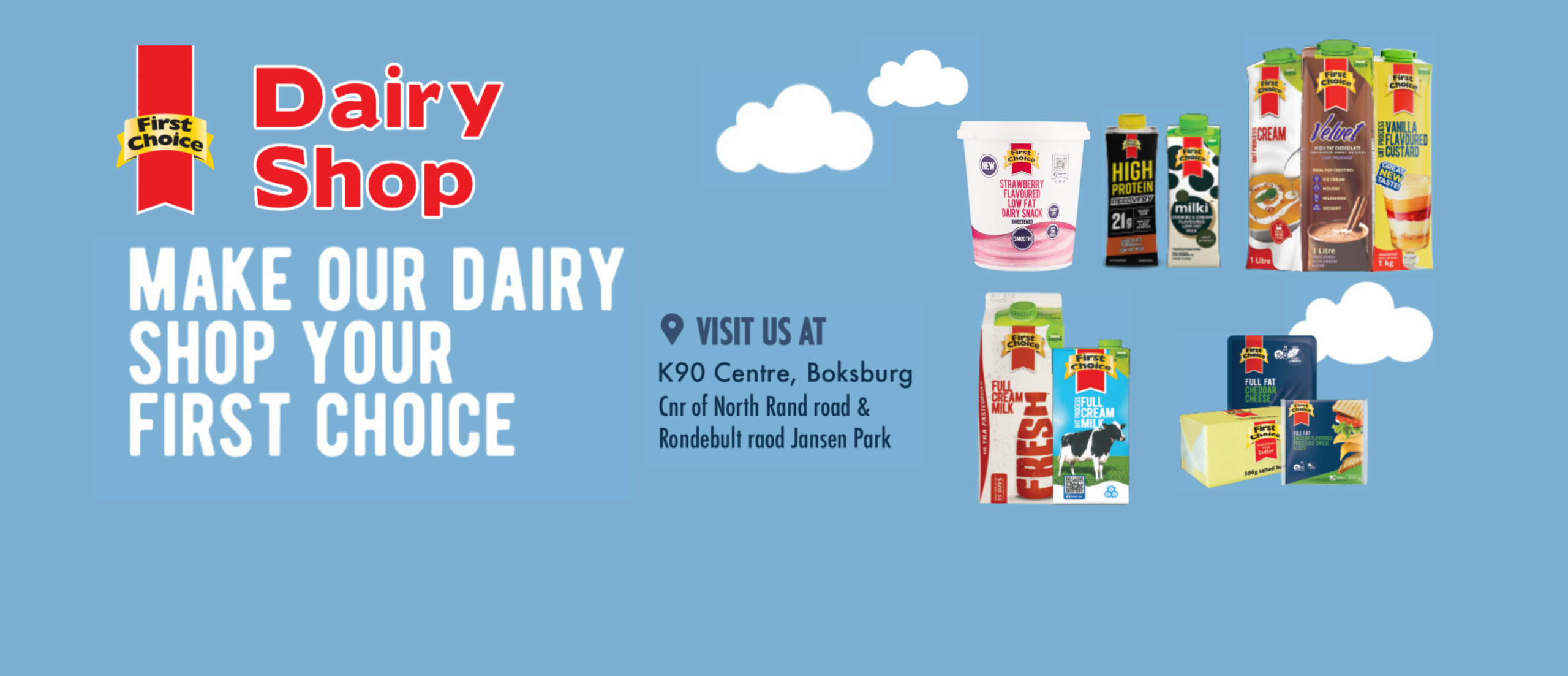 Make this dairy shop your First Choice! - Get It Joburg South / East