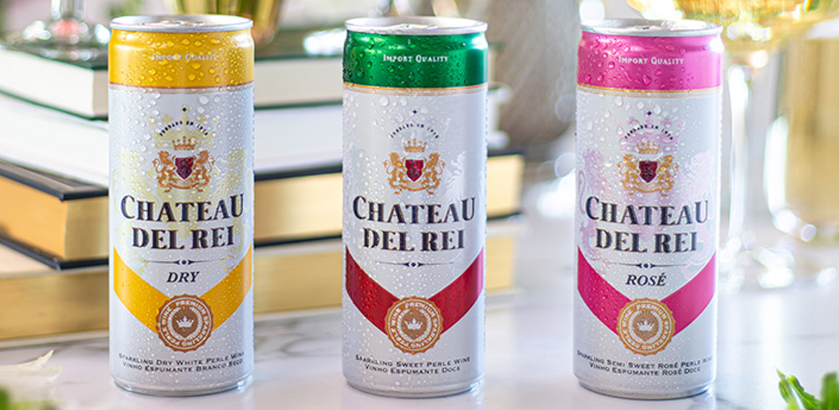 Chateau Del Rei bubbly in a can – now three times the party - Get it ...